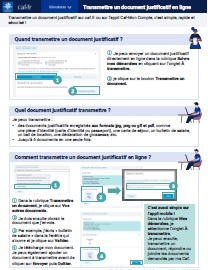 CAF - Transmettre un document à la caf ? Simple et rapide